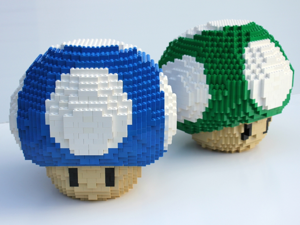Setas de Mario creadas con bloques de Lego – PixFans